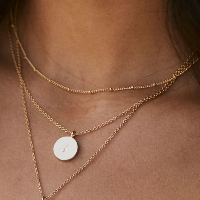 14k Gold Gemstone Necklace Adjustable Nickel Free Inner Glow Gift Co